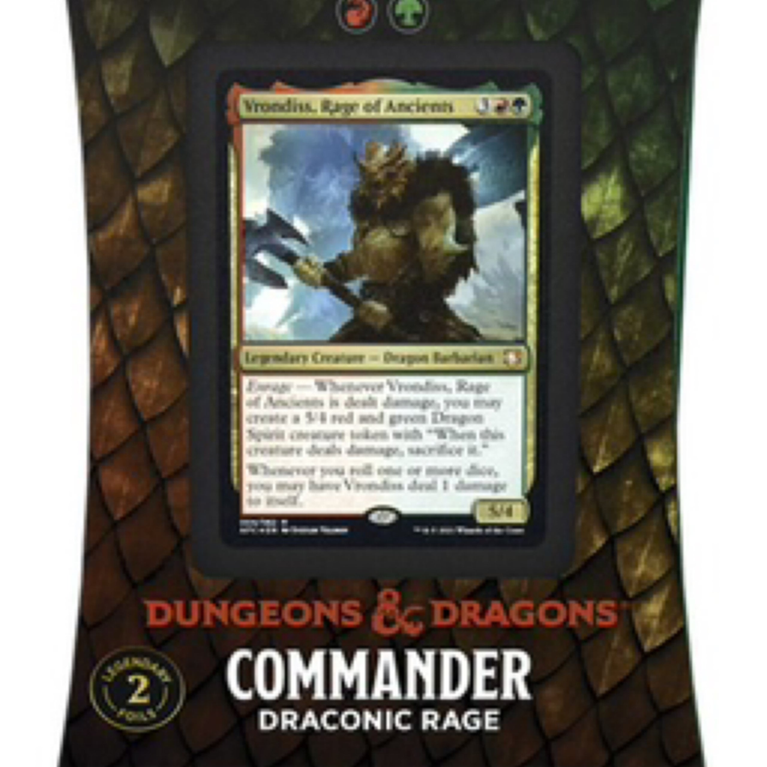 Magic the Gathering TCG: Forgotten Realms Commander Deck (Dragonic Rage ...